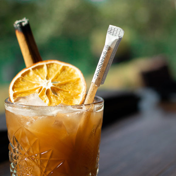 5.9" Nattural Standard Agave Unwrapped Straws - 2000/Case - Fancy Supplies